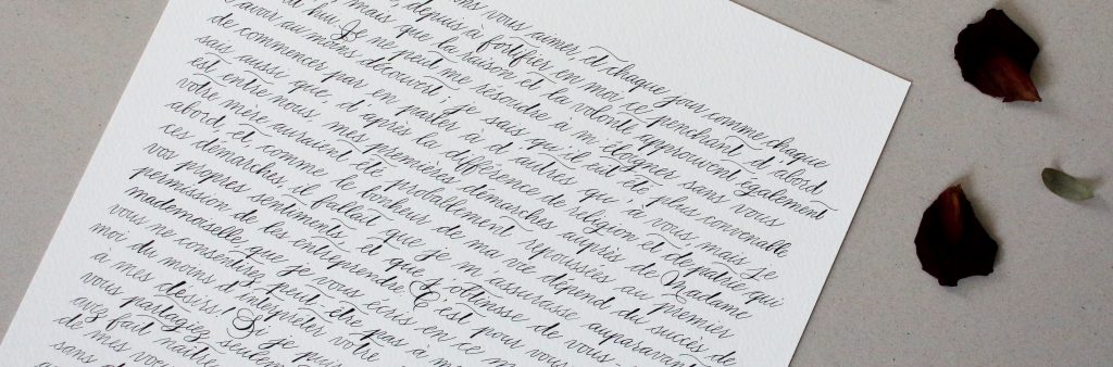 Qu'est ce que la calligraphie